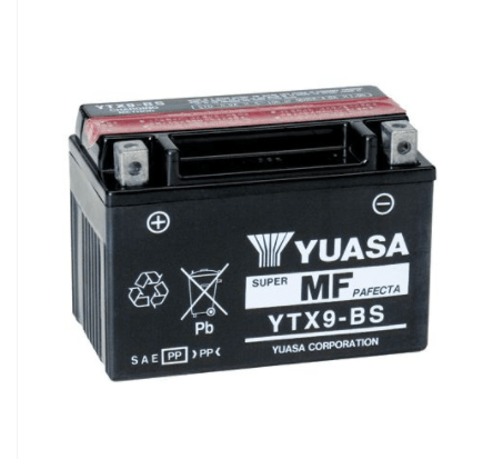 Yuasa YTX9-BS, 8,4Ah, 135A (CCA) - CykeloMotor